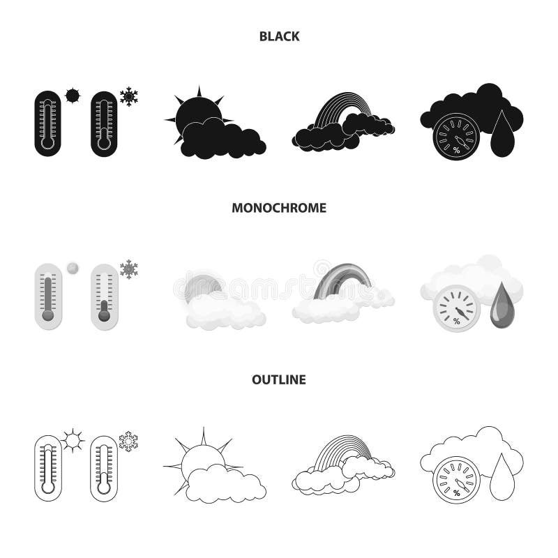 Climate Weather Symbol Stock Illustrations – 153,591 Climate Weather ...