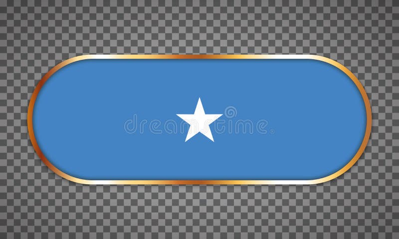 Vector Illustration of Web Button Banner with Country Flag of Somalia ...