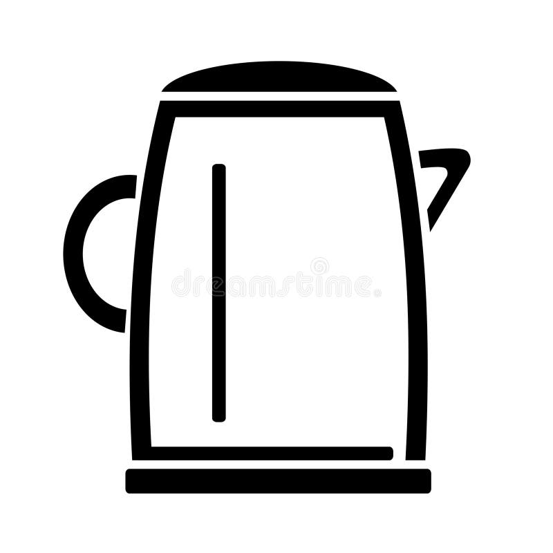 Vector Illustration, Web Icon. Electric Kettle. Flat Design Stock ...