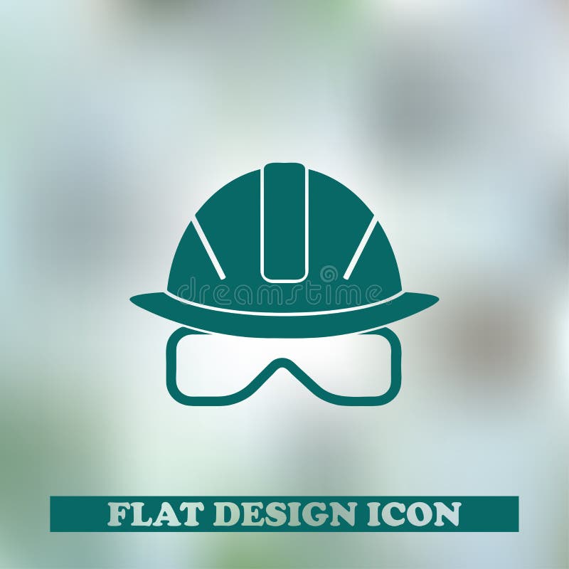Vector Illustration of a Web Icons - Safety Helmet, Hard Hat Stock ...