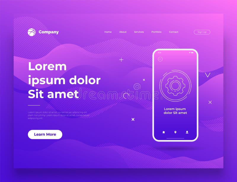 Vector Illustration of Web Page Design for Website and Mobile Website ...