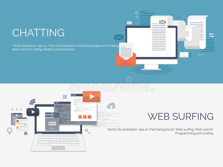 Vector Illustration. Web Search. Flat Computing Background. Programming ,coding. Development ...