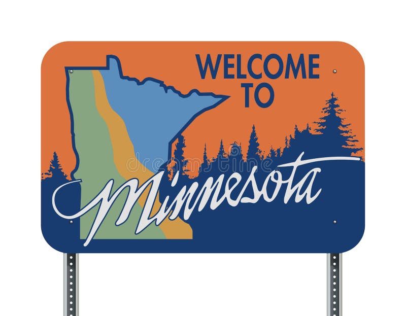 Welcome To Minnesota Sign Stock Illustrations – 121 Welcome To ...