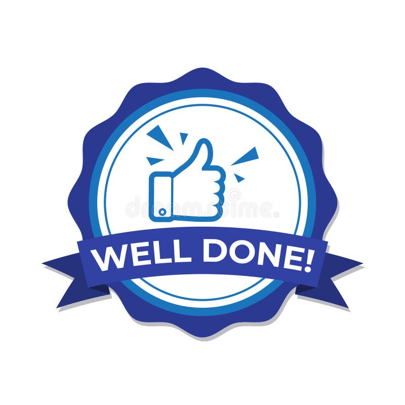 Vector Illustration for Well-done Template Stock Vector - Illustration ...