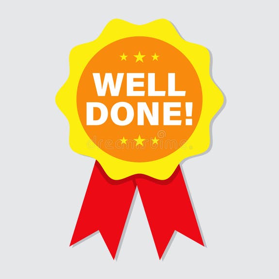 Vector Illustration for Well-done Template Stock Illustration ...