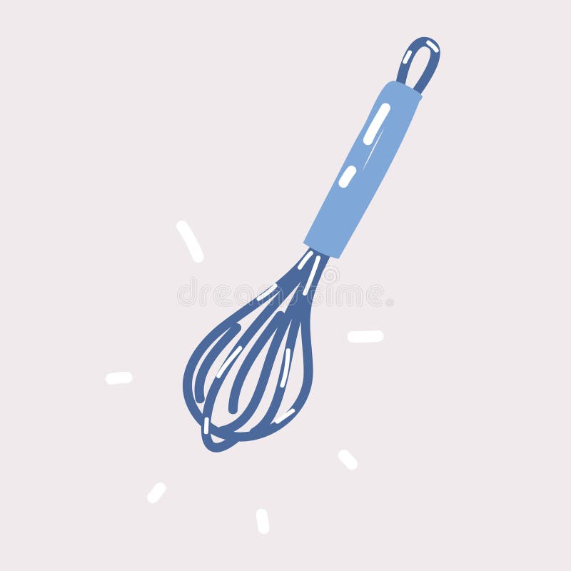 Vector Illustration of Whisk for Mixing and Whisking Stock Vector ...