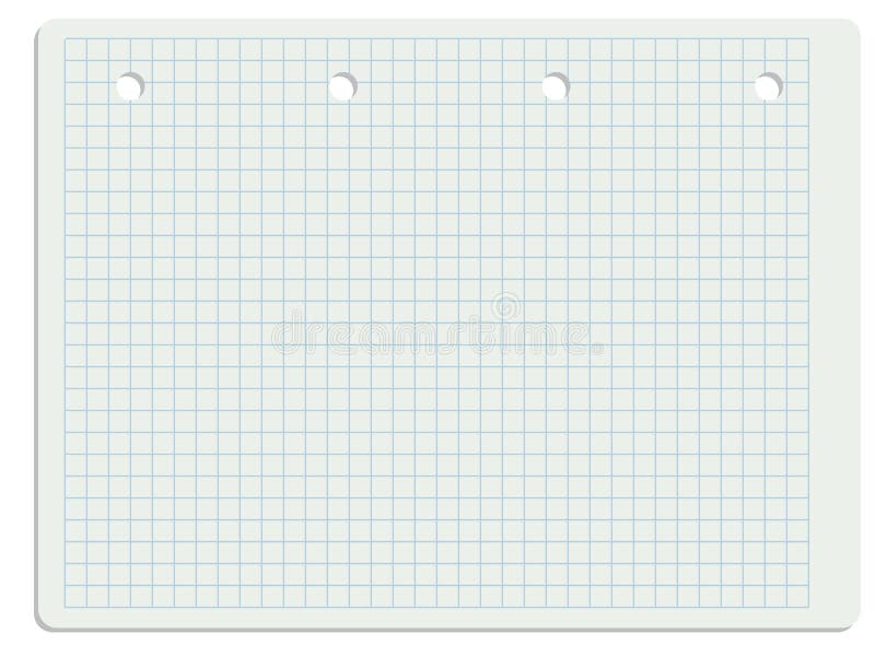 Squared notebook page stock vector. Illustration of grid - 57765071