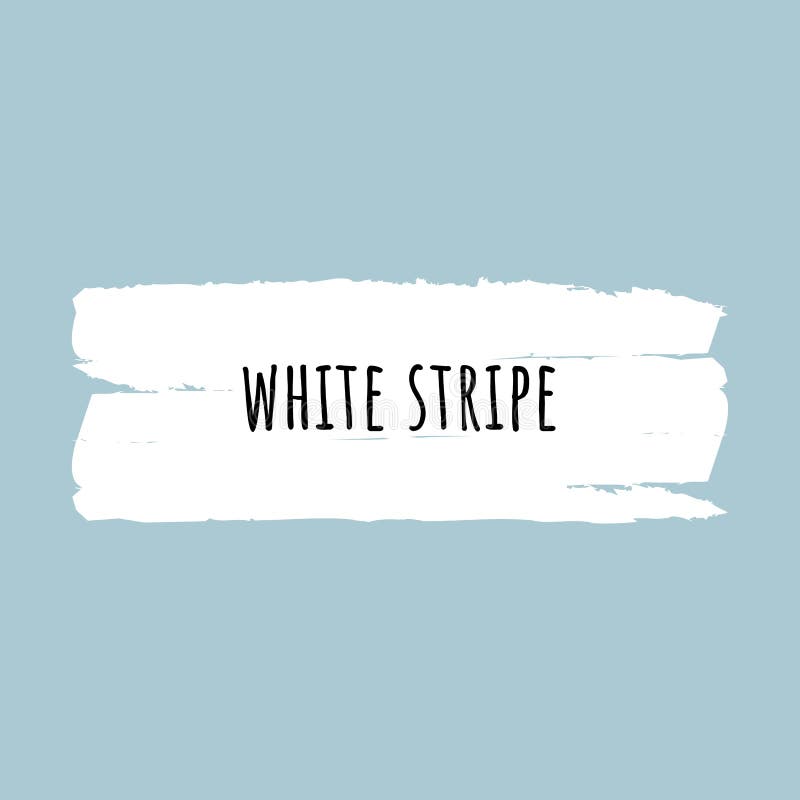 Vector Illustration of White Stripe. Stock Vector - Illustration of ...