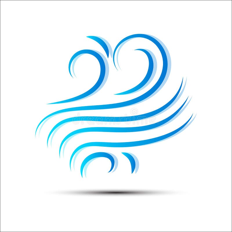 Wind icon stock vector. Illustration of flowing, spiral - 102759109