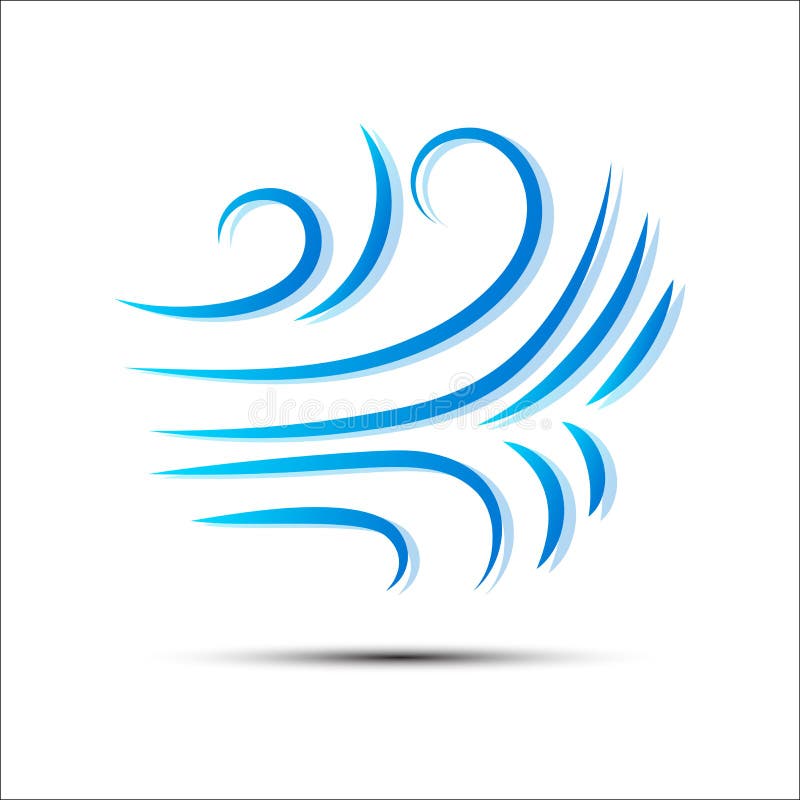 Wind icon stock vector. Illustration of flowing, spiral - 102759109