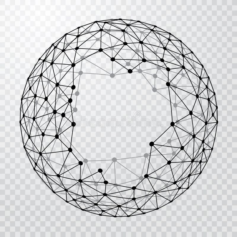 Wire ball hole stock vector. Illustration of effect - 304551563