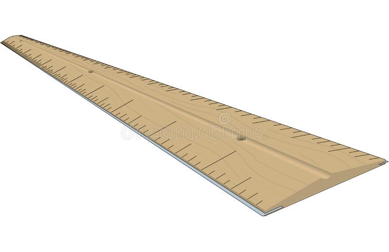 Ruler Vector Illustration stock vector. Illustration of rule - 135606484