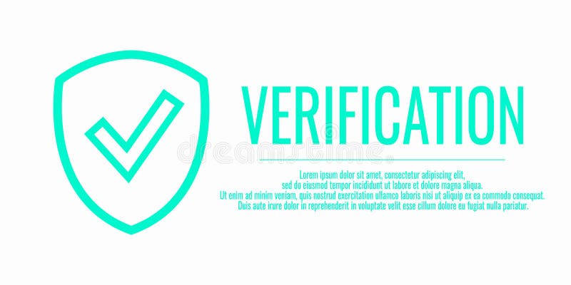 Verification Sign Illustration Stock Illustrations – 16,059 ...