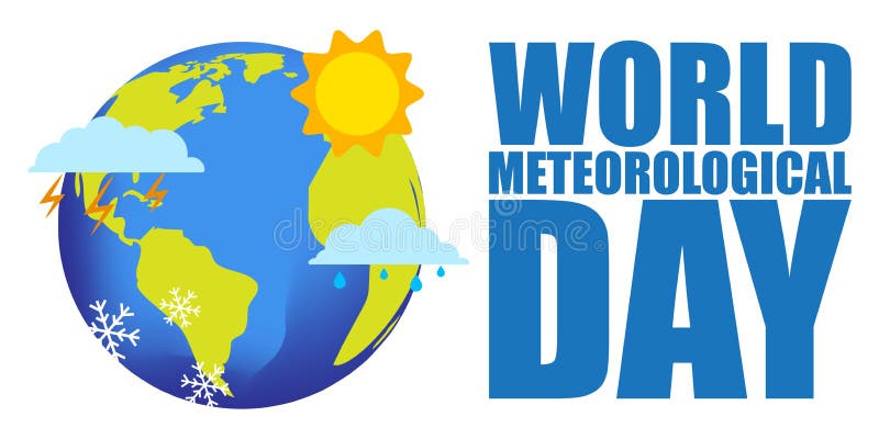 Vector Illustration of World Meteorological Day Stock Vector ...