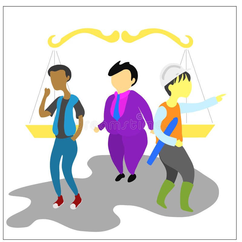 Vector Illustration World Social Day Stock Vector - Illustration of ...