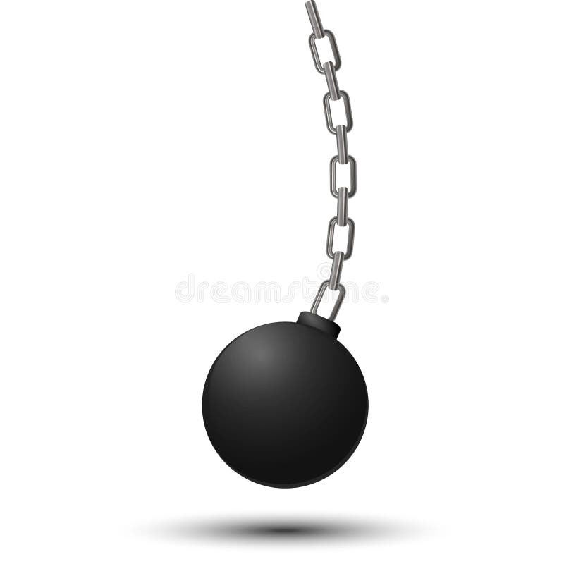 Vector Illustration of Wrecking Ball Stock Vector - Illustration of ...