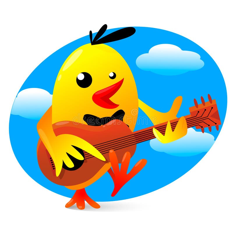 Parrot Playing Instrument Stock Illustrations – 22 Parrot Playing ...