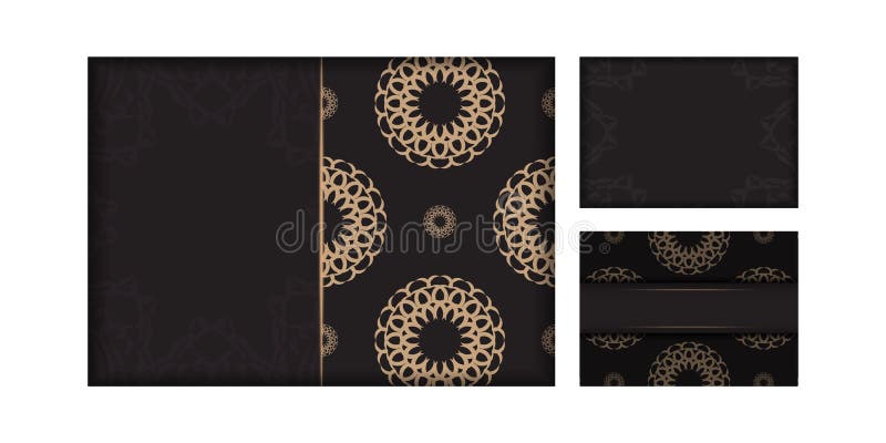 Preparation of Invitation Card with Place for Your Text and Vintage ...