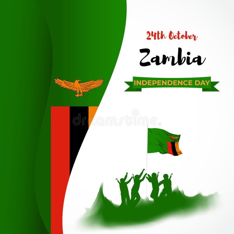 Vector Illustration for Zambia Independence Day Stock Vector ...