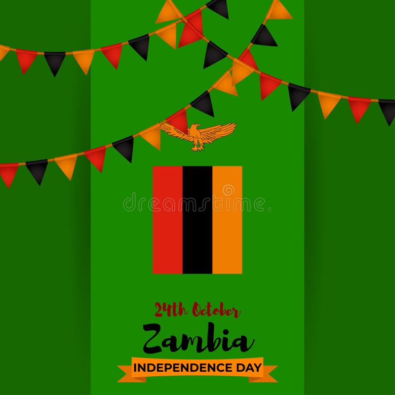 Vector Illustration for Zambia Independence Day Stock Vector ...