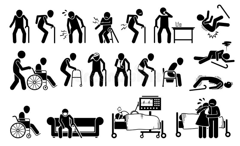 Patient Fall Icons Stock Illustrations – 39 Patient Fall Icons Stock ...