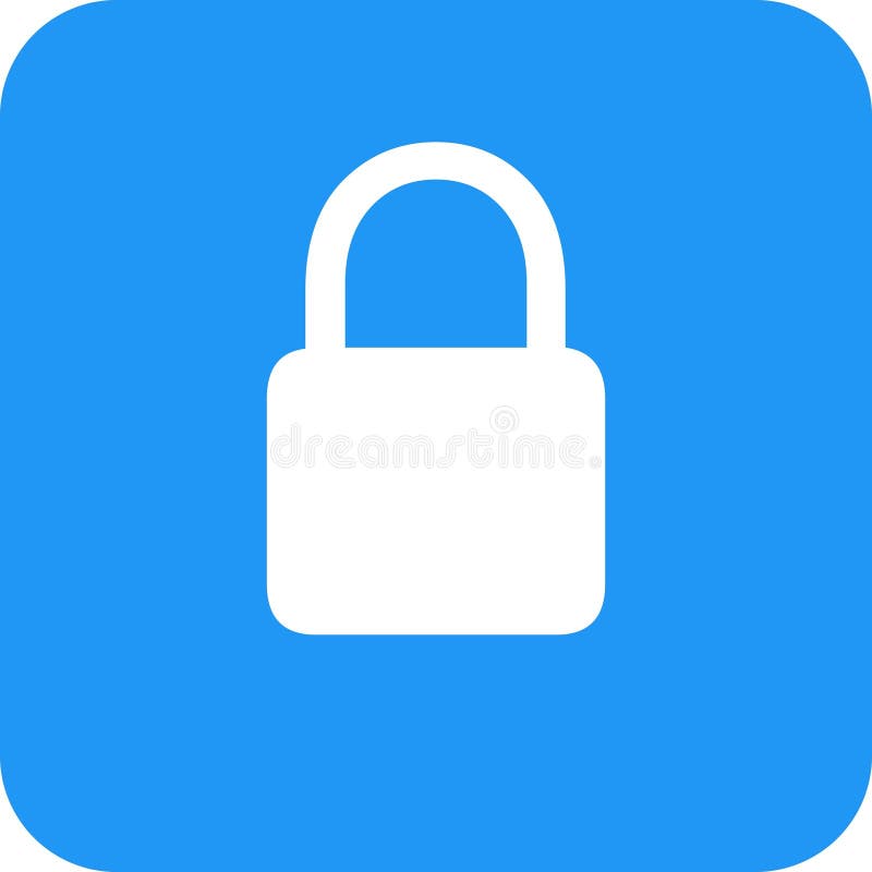 Symbol of sign of lock. stock illustration. Illustration of font ...