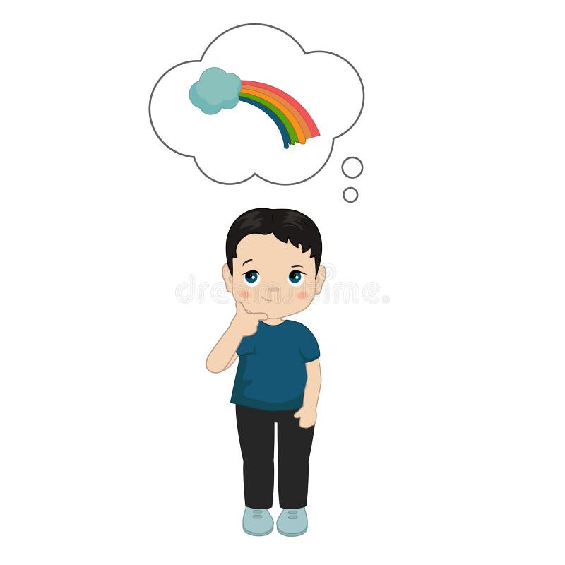 Imagination Cartoon Thinking Stock Vector - Illustration of concept ...
