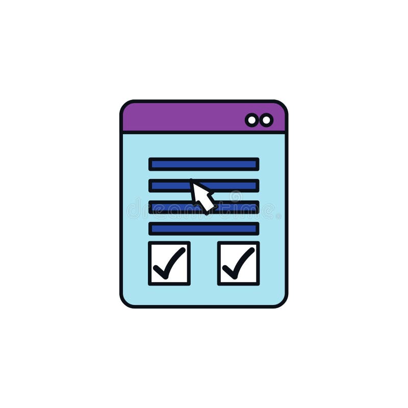 Vector Illustrations: Stylized Document Stock Vector - Illustration of ...