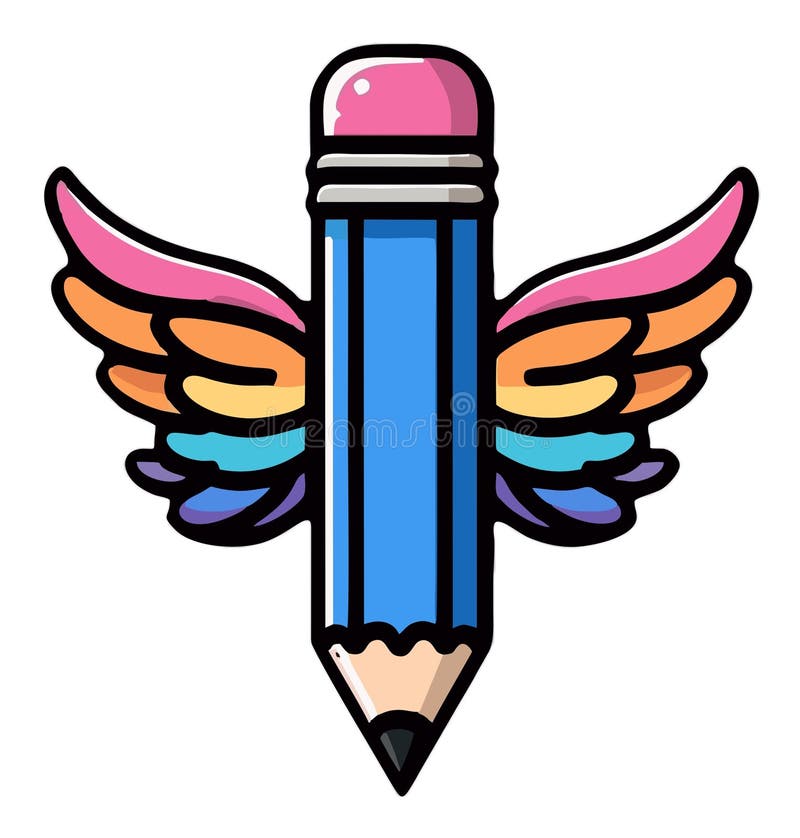 Vector Illustrator of a Pencil on White Background Stock Illustration ...