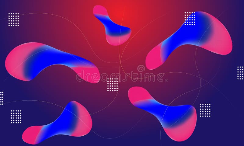 Vector Illutrastion Dynamic Waves Abstract Fluidity Stock Illustration ...
