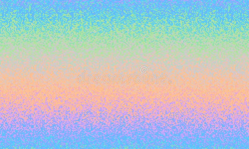 Pattern of a Random Small Dots. Noise Gradient Background. Horizontal ...