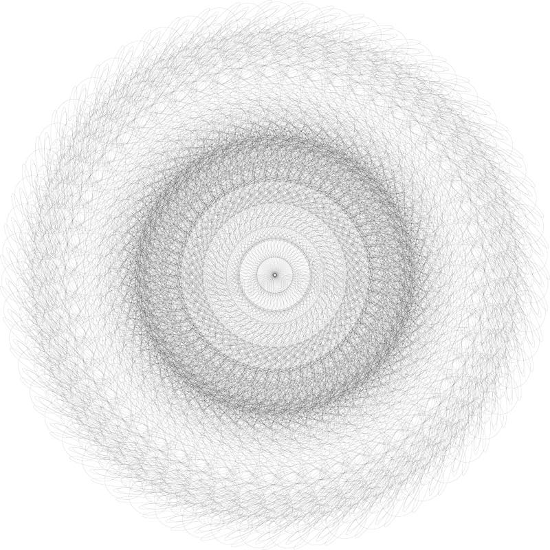 Vector Image. Abstract Image. Abstract Circle Spiral Pattern Lines in a ...