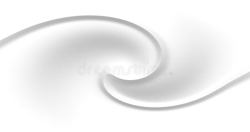 Vector Image with Abstract White Background Decorated with Smooth ...
