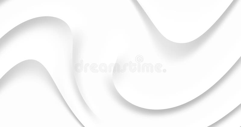 Vector Image with Abstract White Background Decorated with Smooth ...