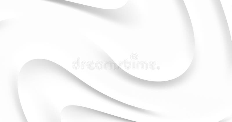 Vector Image with Abstract White Background Decorated with Smooth ...