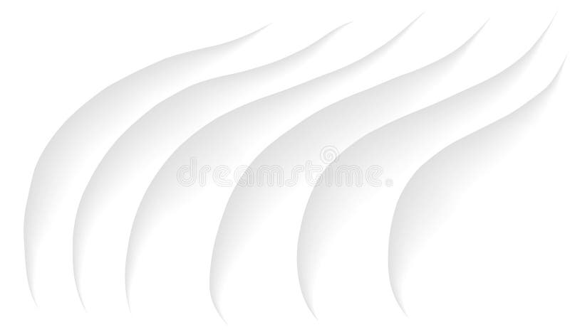 Vector Image with Abstract White Background Decorated with Smooth ...