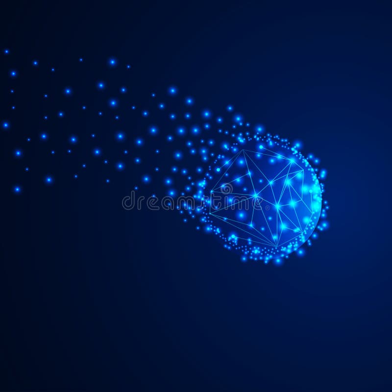 Vector Image of Artificial Intelligence in the Form of a Glowing Ball ...