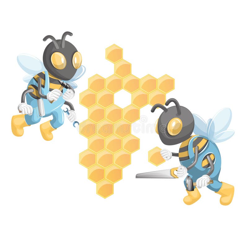 Bee Cartoon Hammer Stock Illustrations – 30 Bee Cartoon Hammer Stock ...