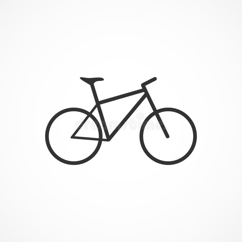Vector image bike icon. stock illustration. Illustration of fitness ...