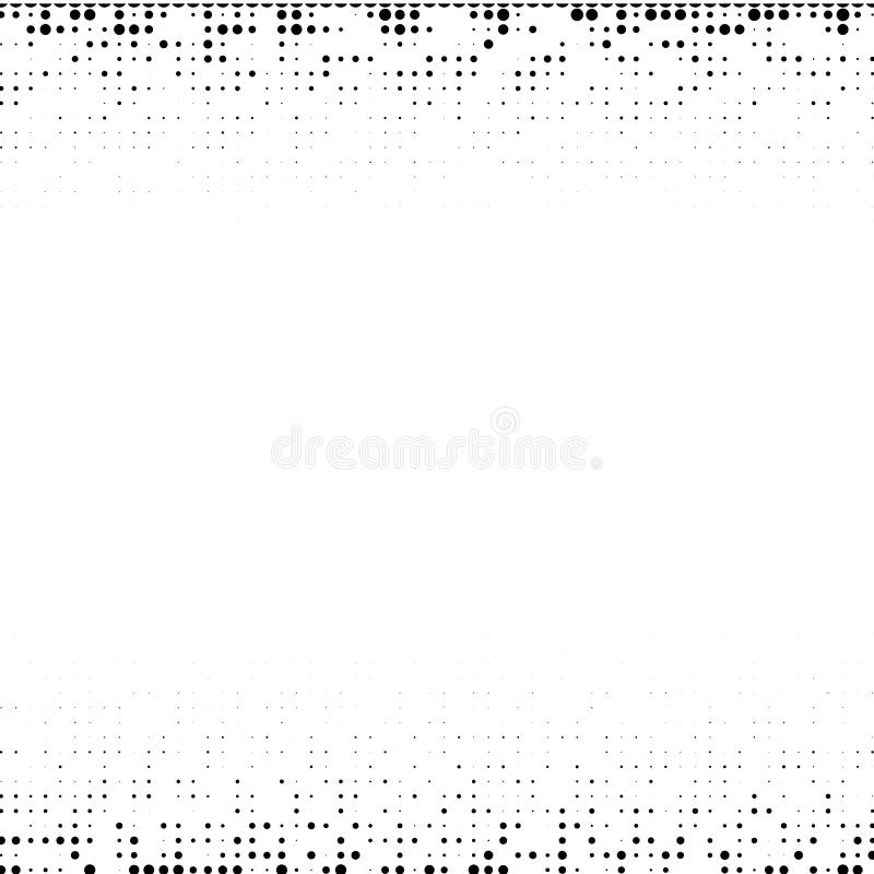 Vector Image of Black Dots of Different Sizes Have Different Density on ...