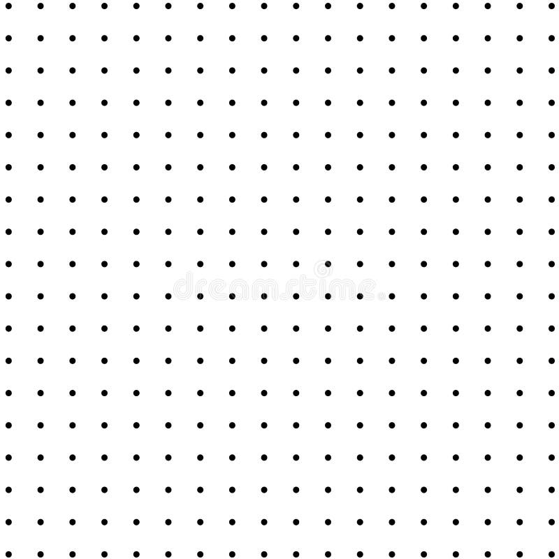 Vector Image of Black Small Dots on a White Background. Stock Vector ...