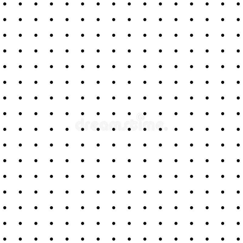 Vector Image of Black Small Dots on a White Background. Stock Vector ...