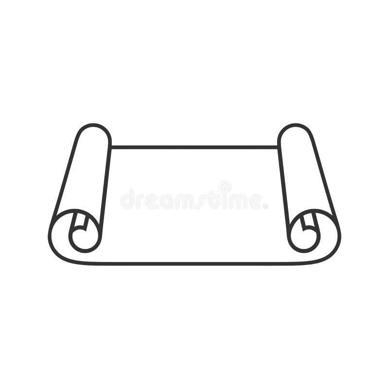 Vector Image of a Book, Scroll and Manuscript Stock Vector ...