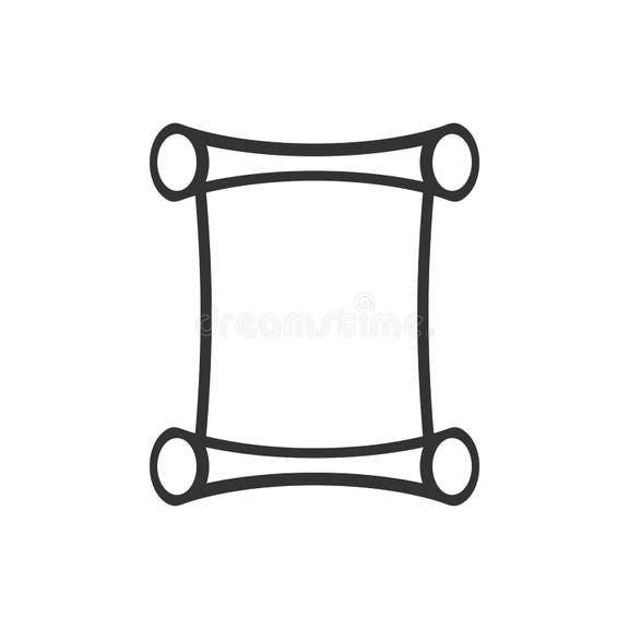 Vector Image of a Book, Scroll and Manuscript Stock Vector ...