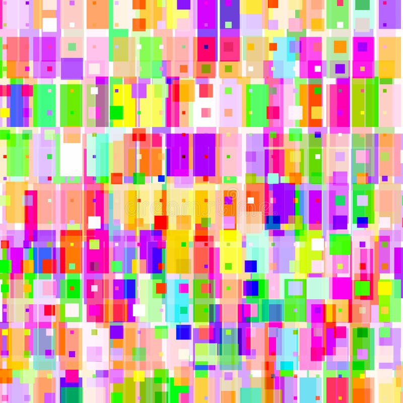 Vector Image of a Bright Colorful Squares. Stock Vector - Illustration ...