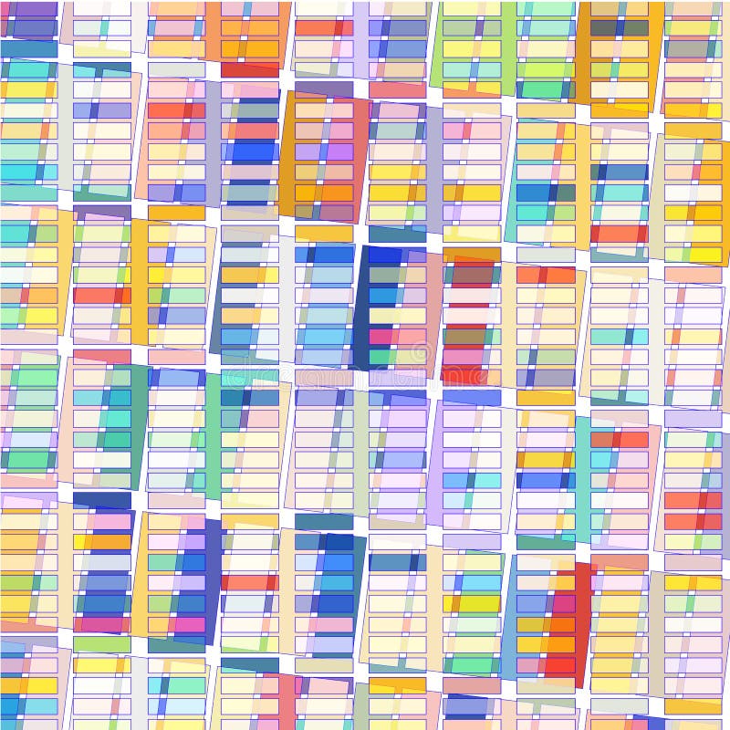 Vector Image of a Bright Colorful Squares. Stock Vector - Illustration ...