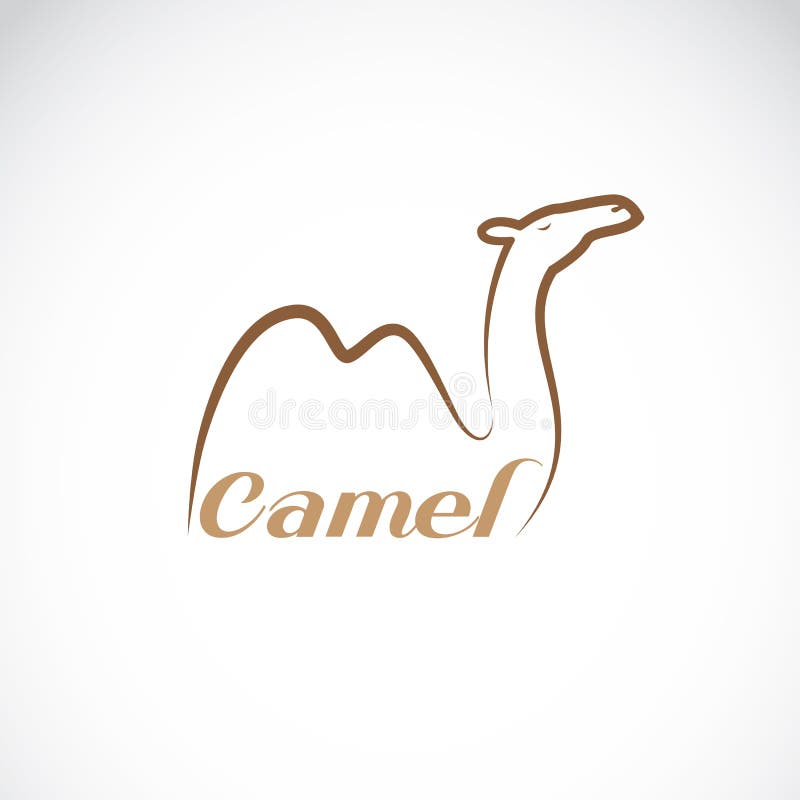 Vector Image of an Camel Design Stock Vector - Illustration of label ...