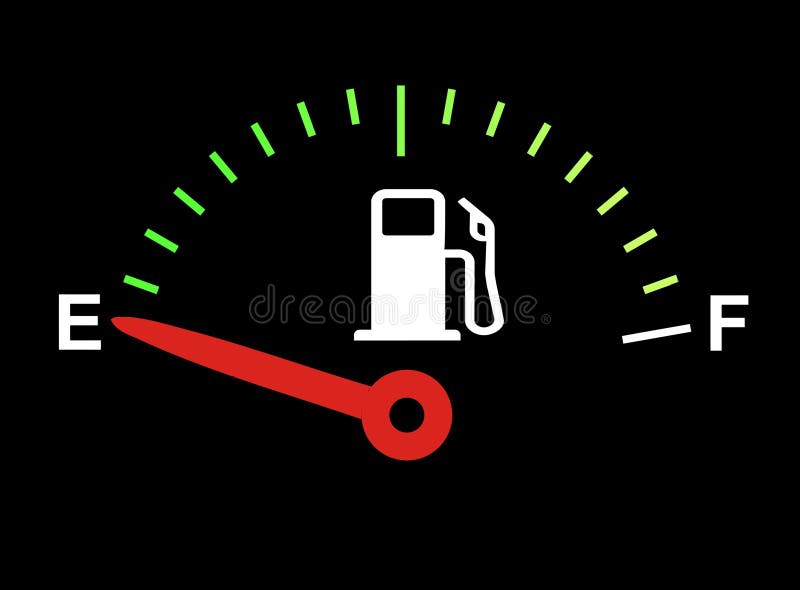 Vector Image of a Car Fuel Level Sensor Stock Vector - Illustration of ...