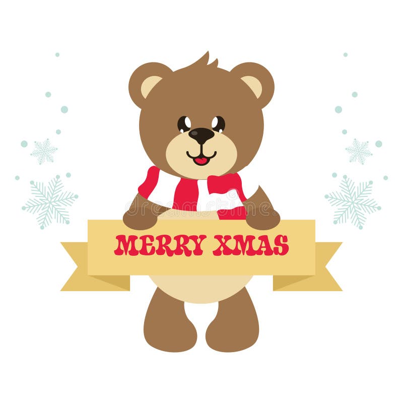 Cartoon Cute Bear with Text Stock Vector - Illustration of mammal, icon ...