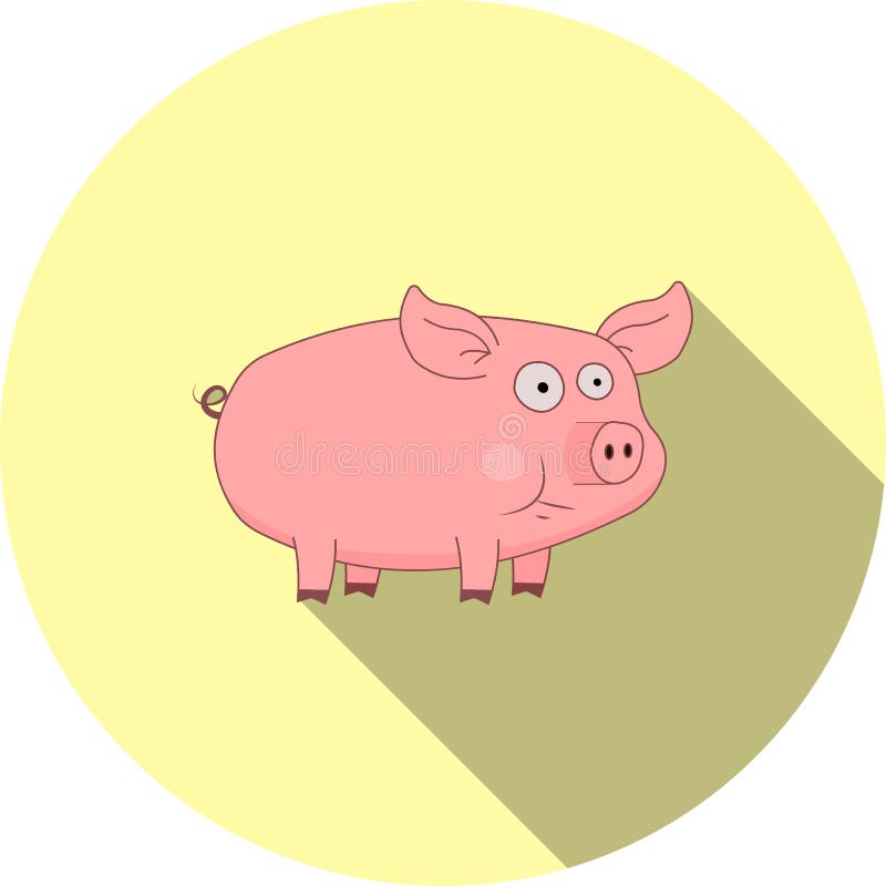 Vector Image of Cartoon Pig Stock Vector - Illustration of cartoon ...